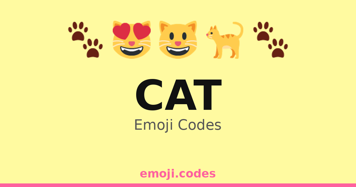 🍑🔞cat Emoji Codes 🍑🐈🍷 — 53 Combinations to Copy & Paste