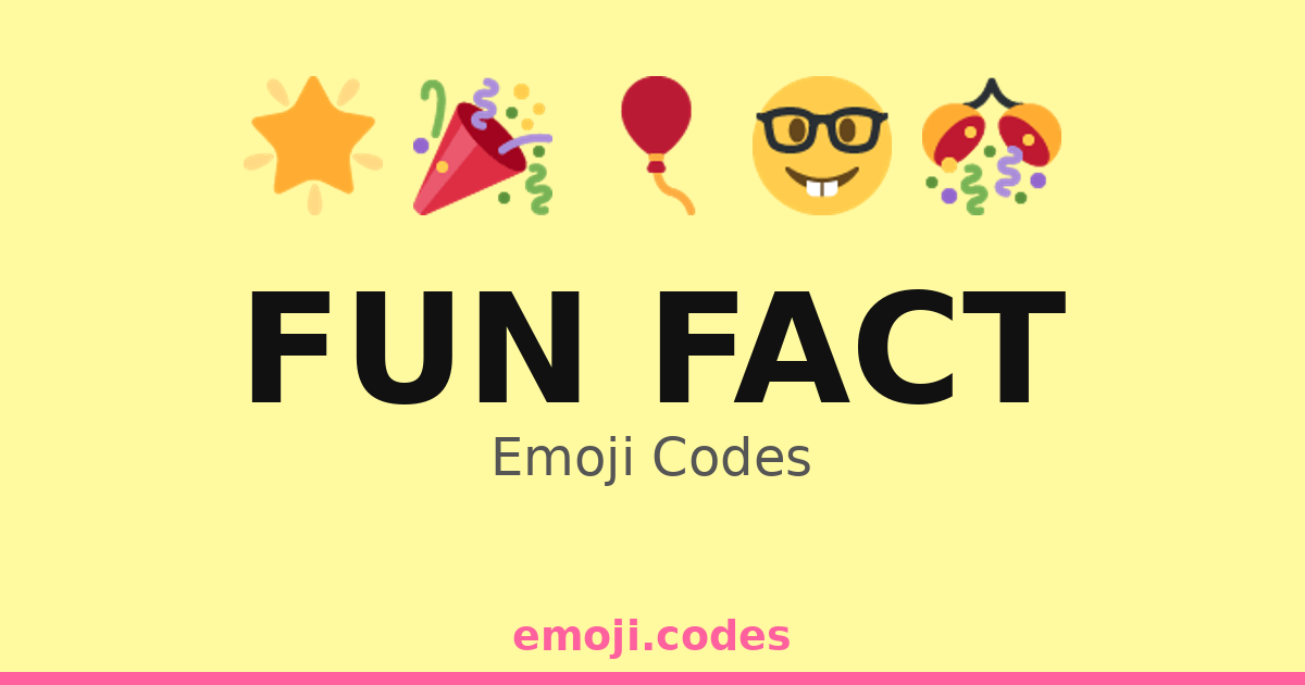 Fun Fact Emoji Codes 🌟📚 — 171 Combinations to Copy & Paste