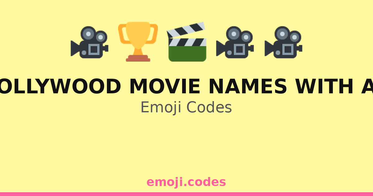 Guess Bollywood Movie Names With Answers Emoji Codes 🎞️🎬 ️ — 27 ...
