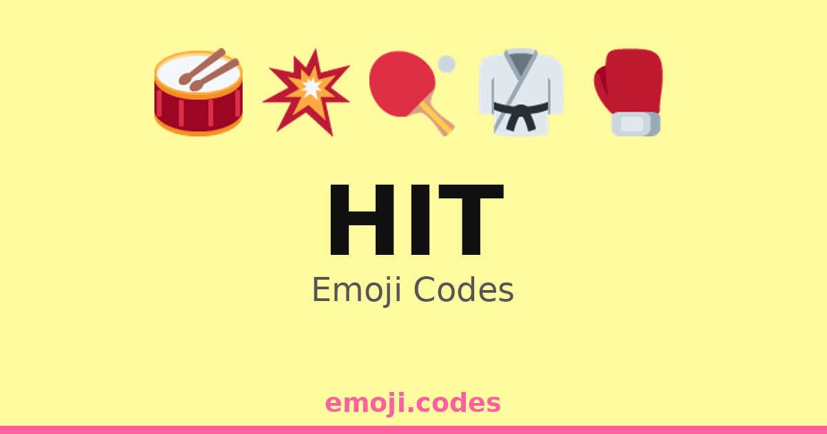 Hit Emoji Codes 🎯🏹🥇 — 273 Combinations to Copy & Paste