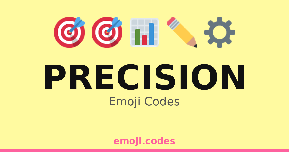 Precision Emoji Codes 🎯📈📏 — 88 Combinations to Copy & Paste
