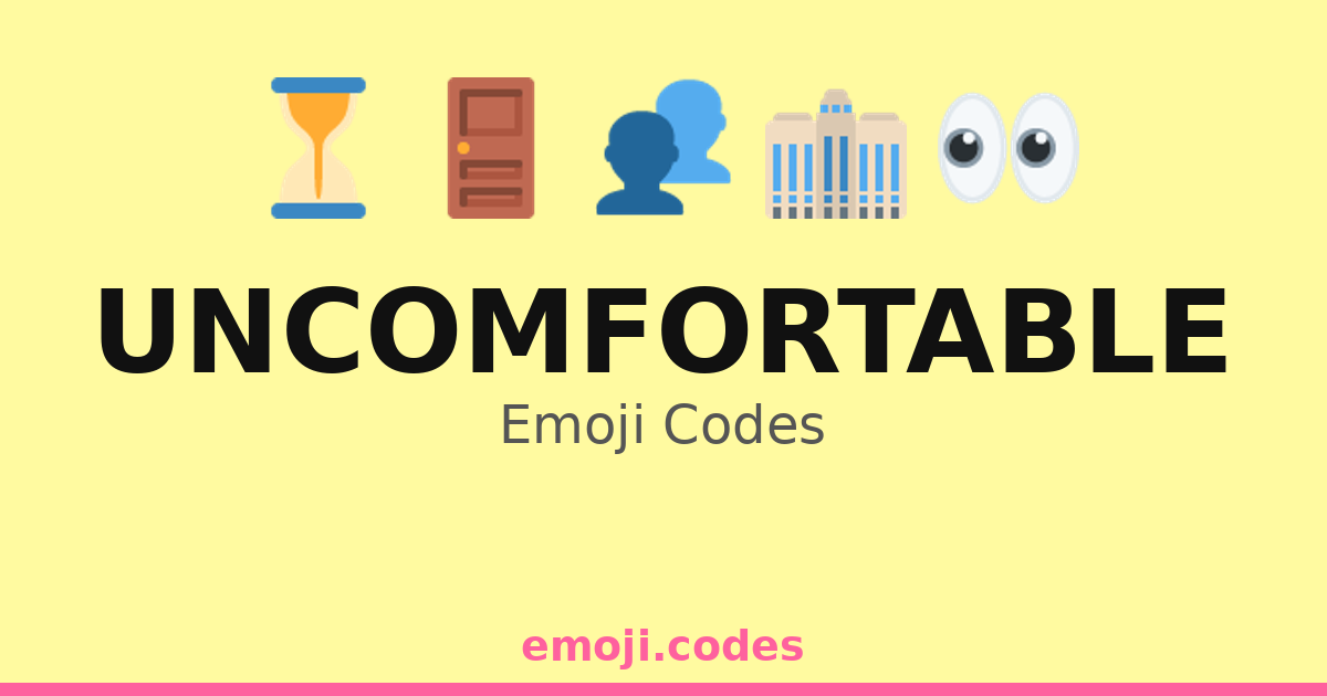 Uncomfortable Emoji Codes 📞 — 500 Combinations to Copy & Paste