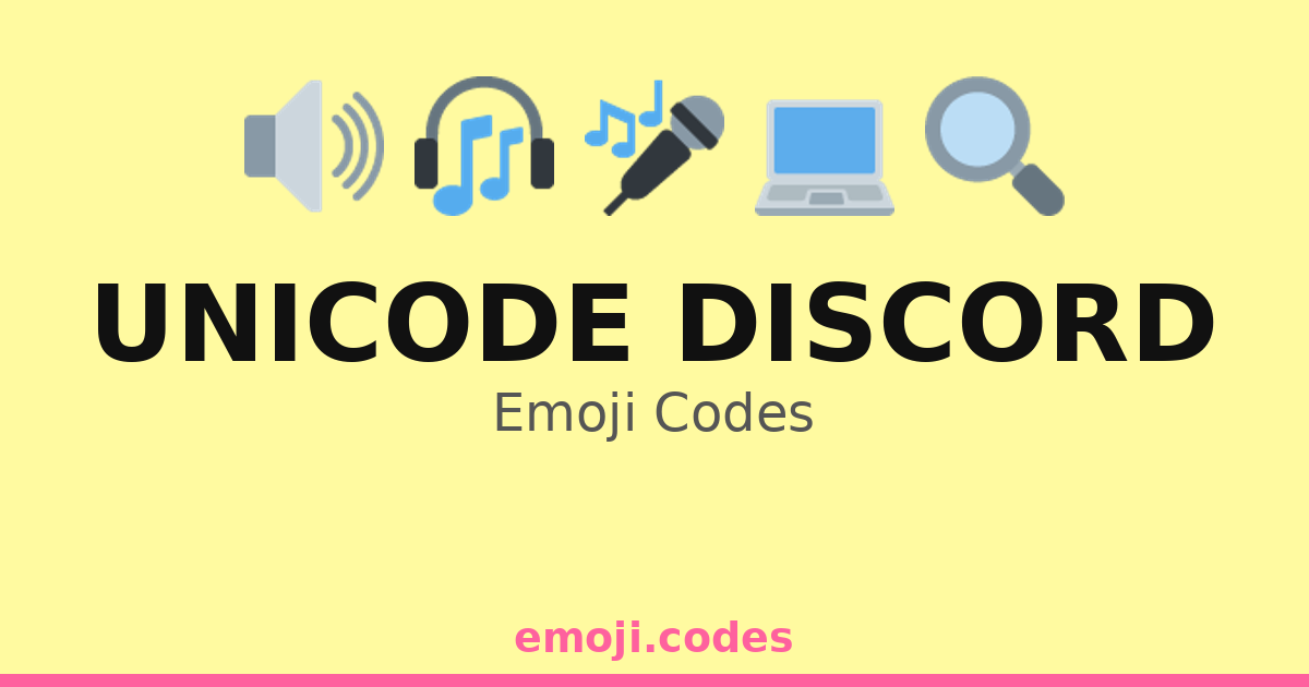 Unicode Discord Emoji Codes 🌈🖥️👥 — 193 Combinations to Copy & Paste